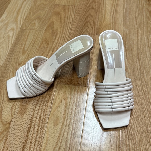 Dolce Vita | Shoes | Dolce Vita Cream Block Heel Sandals | Poshmark